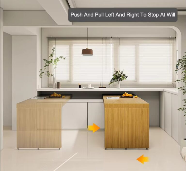Pull Out Expandable Countertops Rotating Hardware - Spacekoncept
